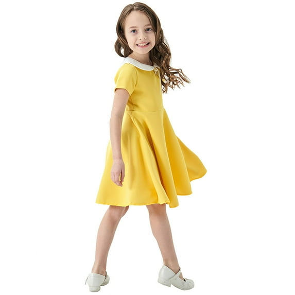 Angala Classic And Summer Girls' Dress School Style Children's And ...