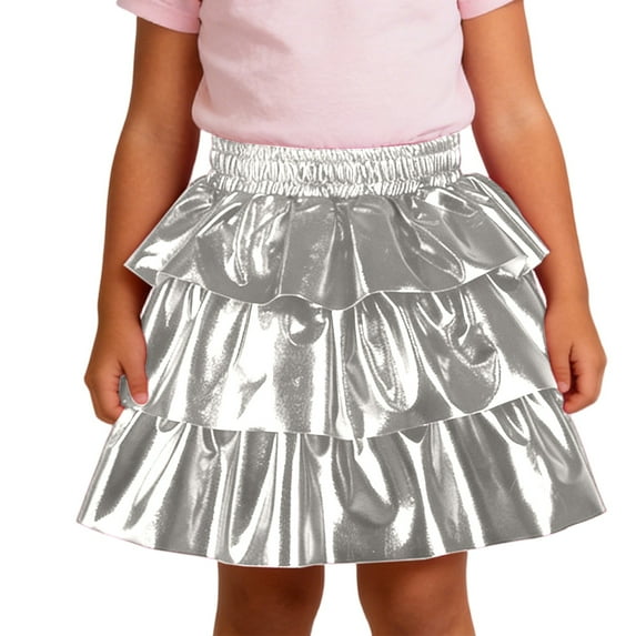 Angala Girls Carnival Tutu Skirt With Glitter Sequins Three Tier ...