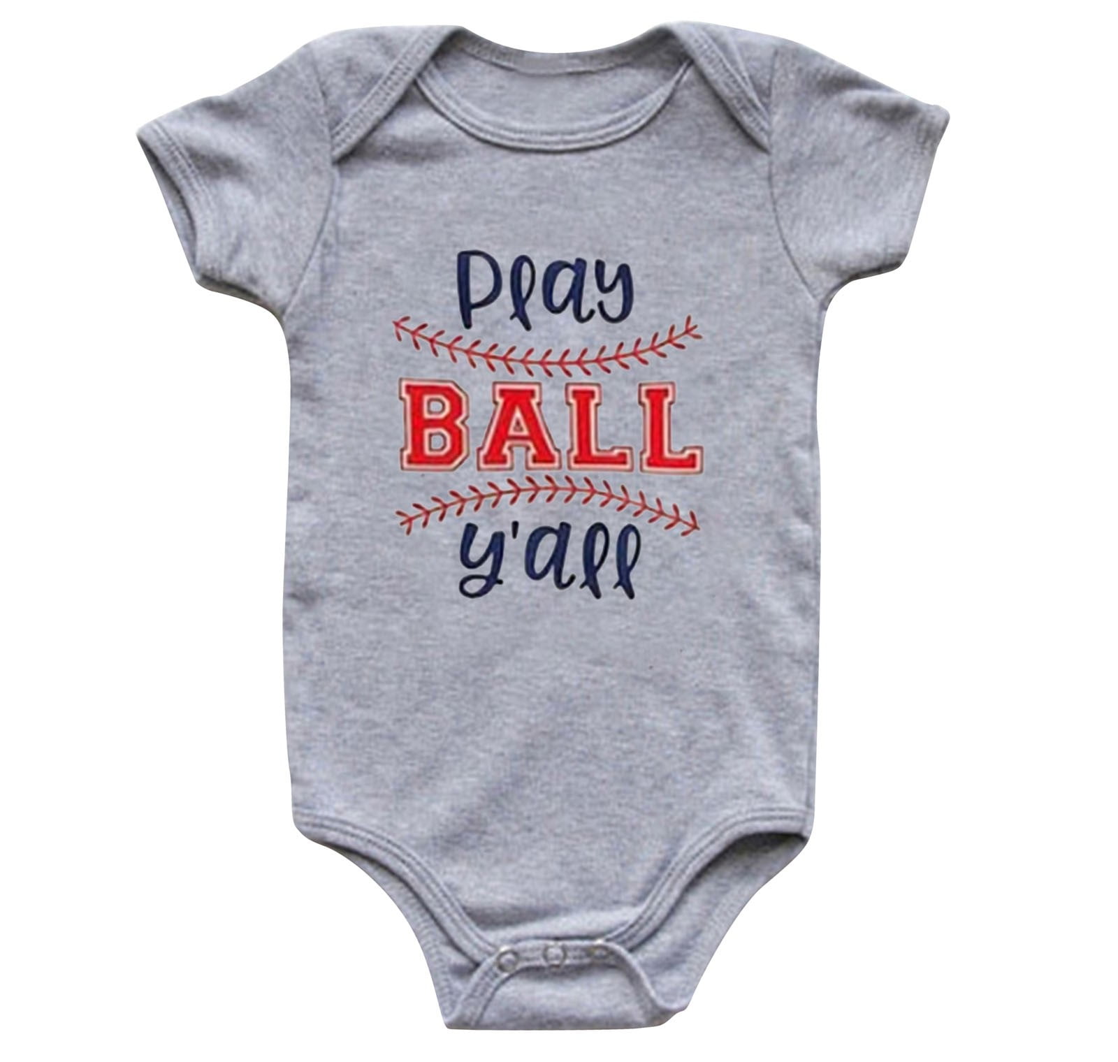 Angala Men's Baby Shirt Short Sleeve Baseball Cartoon Print Cute Print ...