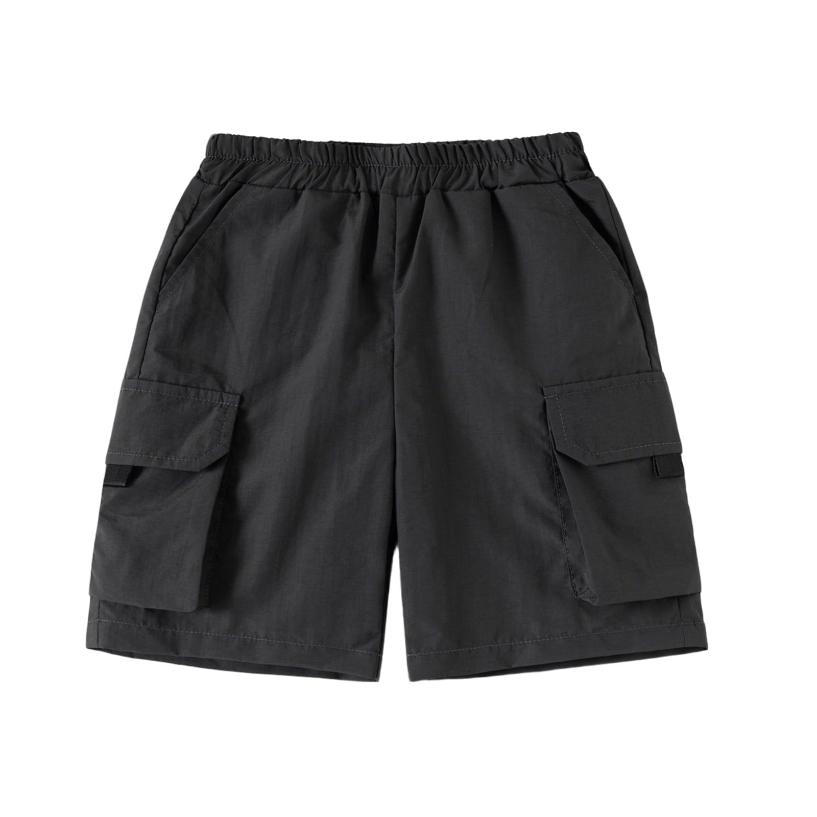 Angala Kids Shorts Colorblock Elastic Waist Cargo Shorts Summer Fashion ...