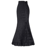 Angala Ladies Skirts High Waist Fish Tail Maxi Skirts Summer Floral ...