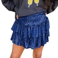 Angala Ladies Skirts Pleated Mini Skirts Summer High Waist Sequins ...