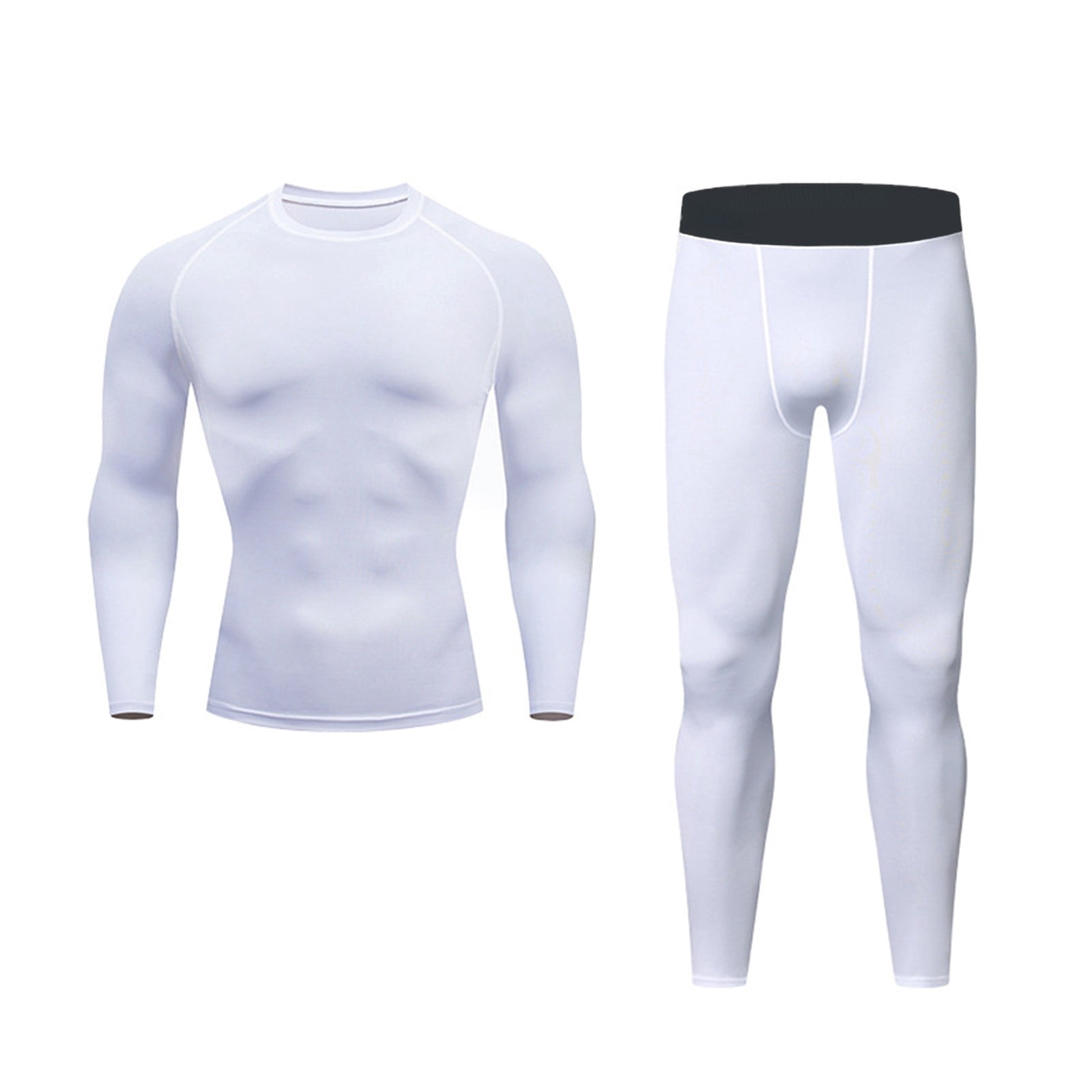 Angala Men's Athletic Suits Slim Fit Workout Gym Running Compression ...