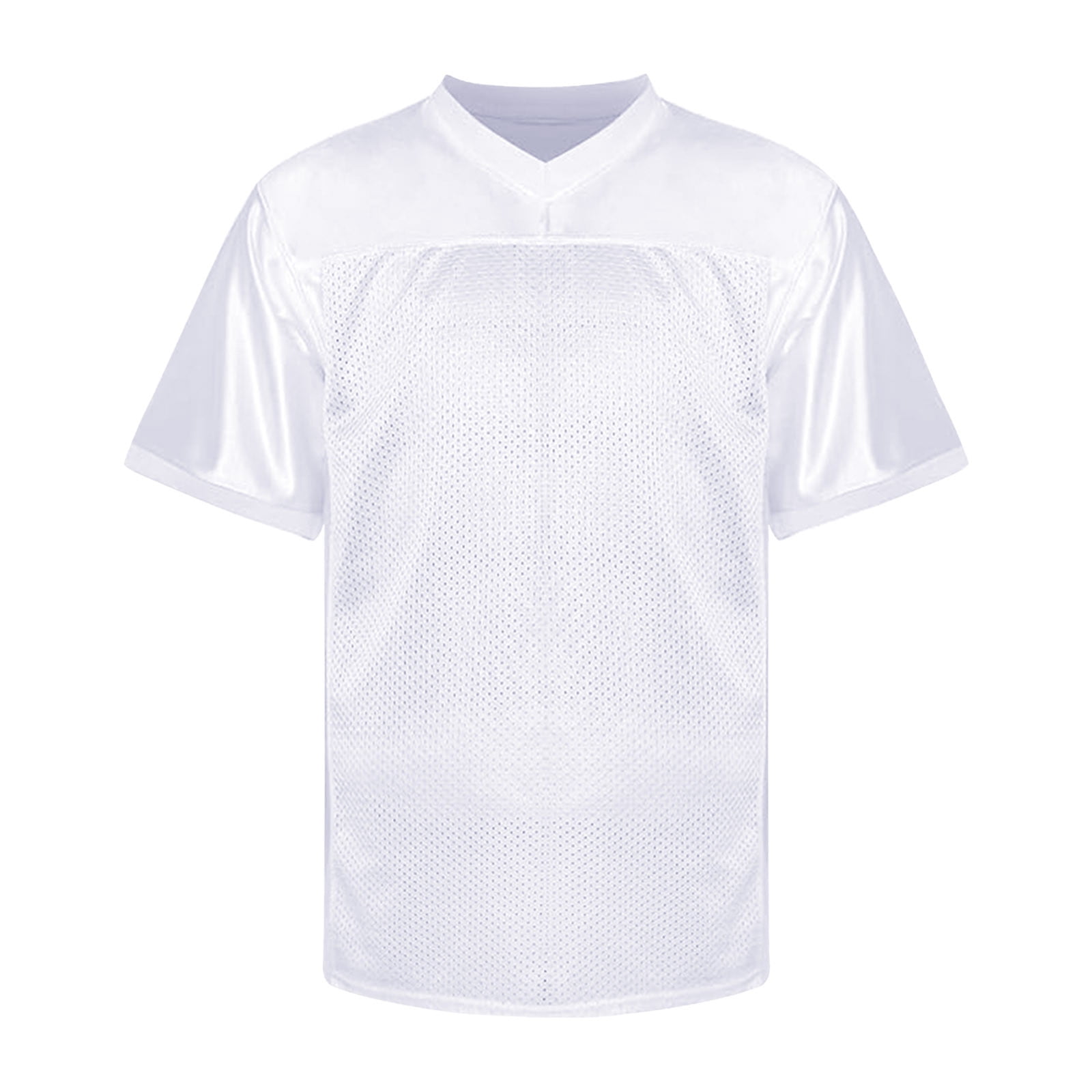 Angala Mens Fashion Simple Sports T Shirt Hop Party Blank Football Top ...