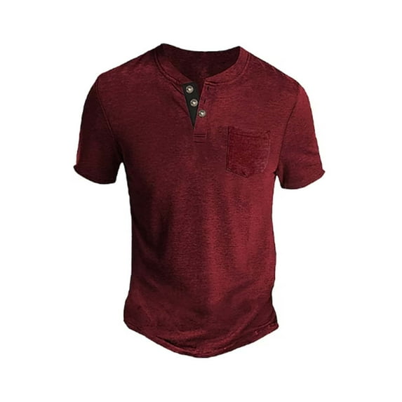 Angala Mens T Shirts V Neck Short Sleeve Solid Color Summer Stretchable ...