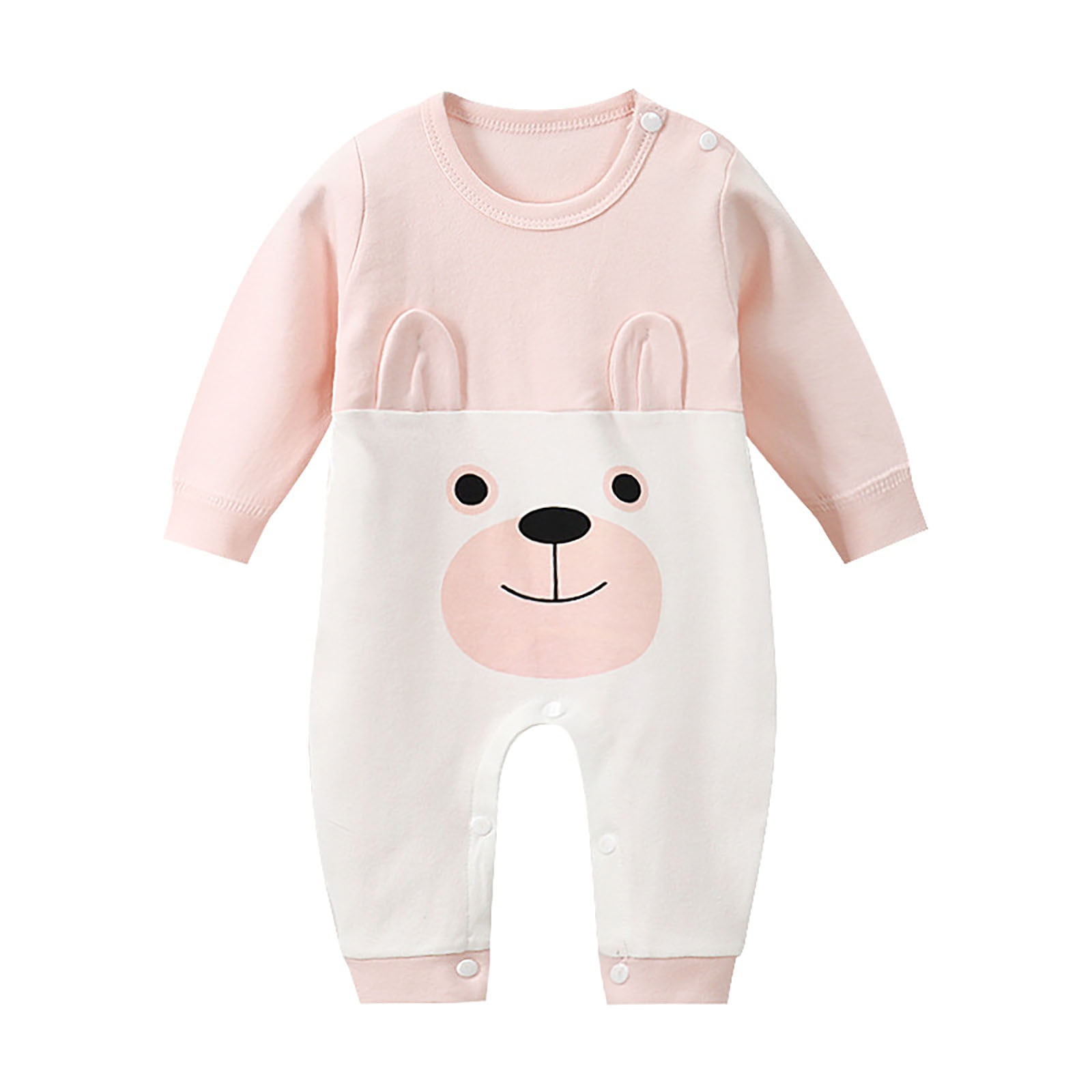 Angala Newborn Infant Baby Boys Girls Bodysuit Jumpsuits With Button ...