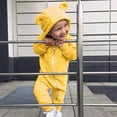 Angala Newborn Infant Baby Girls Boys Bear Solid Color Jumpsuit Soft ...