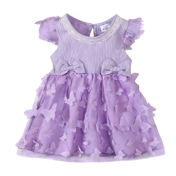 Angala Summer Girls Dress With Skirt And Headband Baby Formal Party ...