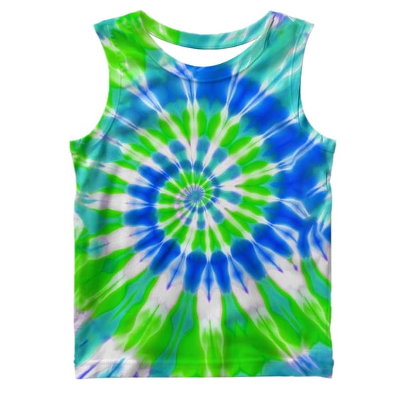 Angala Toddler Boys T Shirts Crew Neck Sleeveless Graphic Print Boys ...