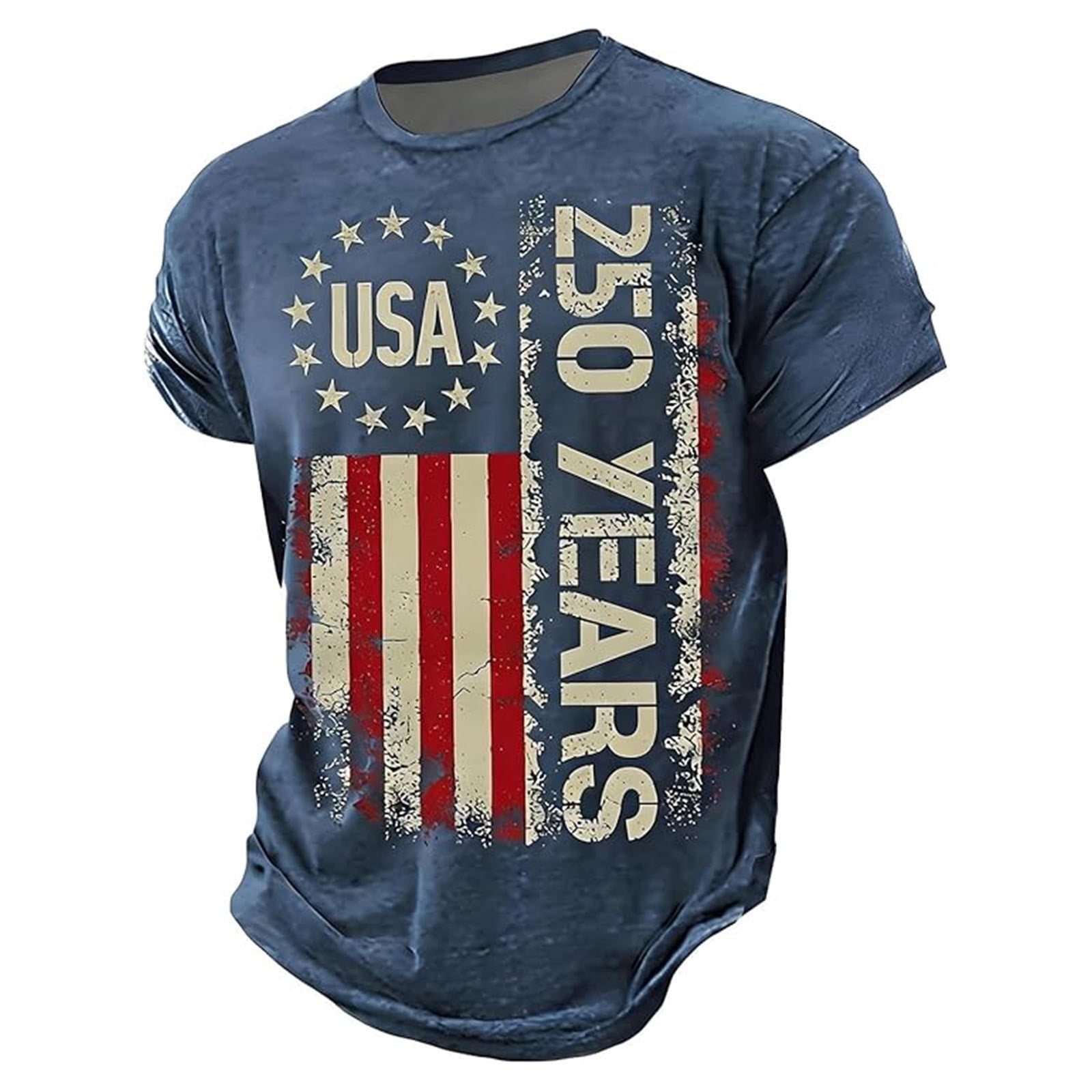 Angala Toddler Boys Tees Short Sleeve Patriotic Print Boys Shirts ...