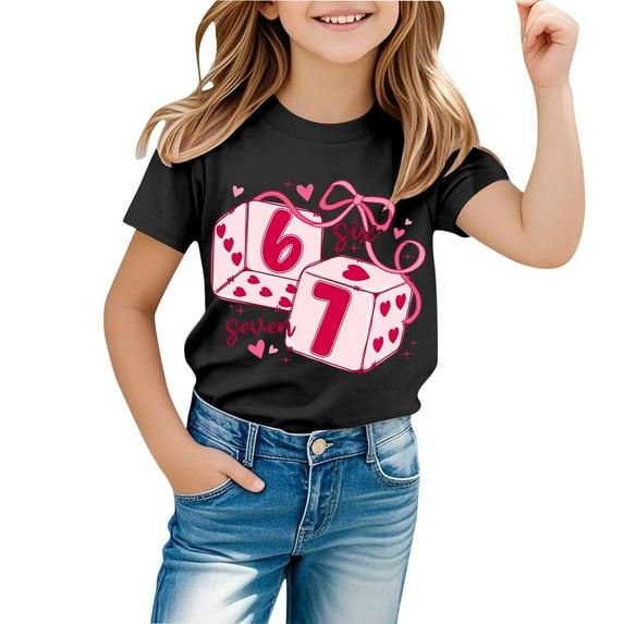 Angala Valentine's Day Kids Graphic For Girls And Boys Playful ...