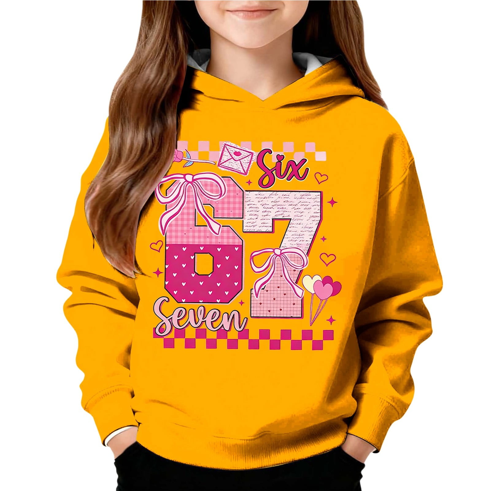 Angala Valentine's Day Kids Unisex Valentine's Day Graphic Print ...