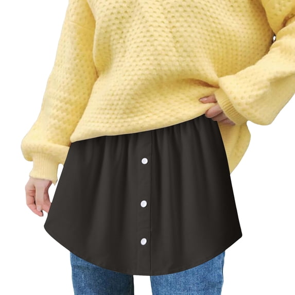 Angala Womens Skirts Elastic Waist A Line Mini Skirts Solid Summer ...