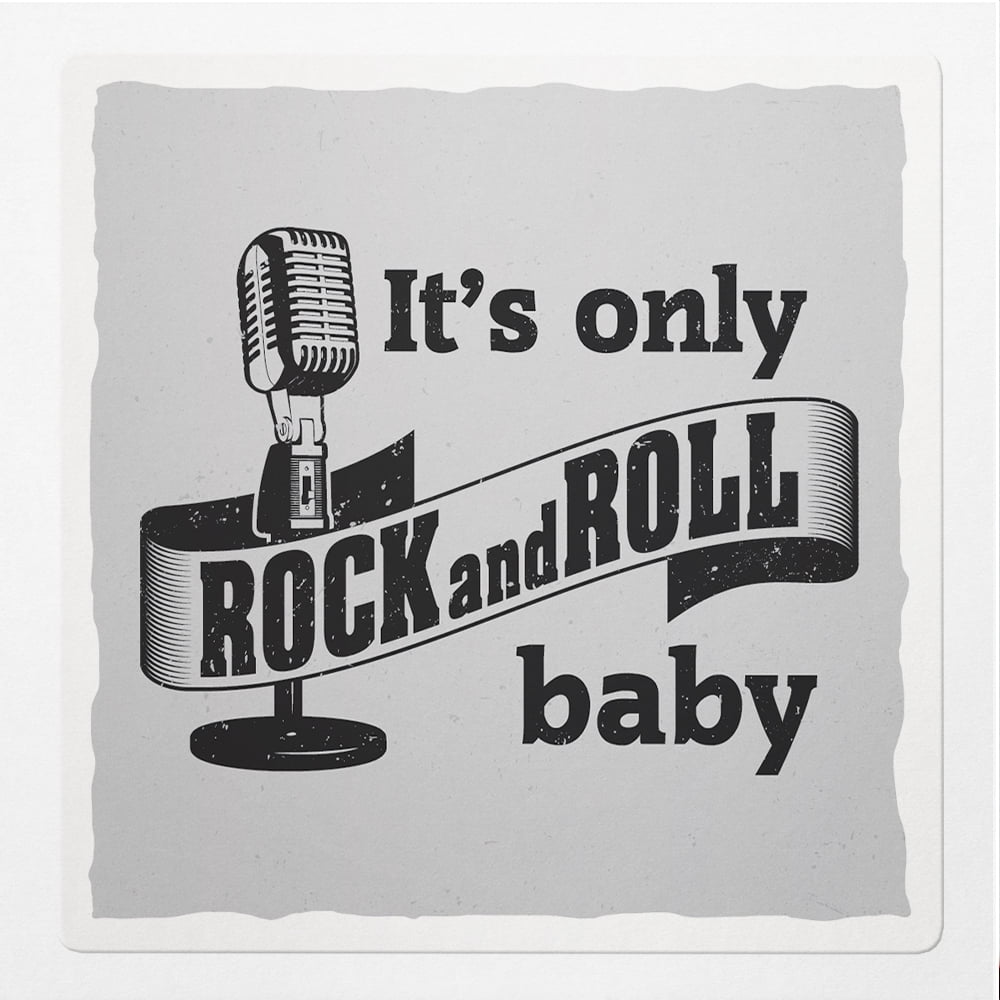 Angdest Club Decal Stickers Of It'S Only Rock And Roll Baby Premium ...