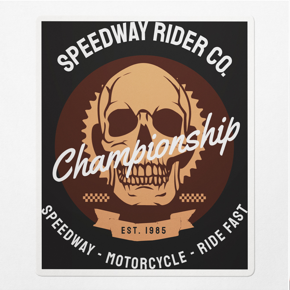 Angdest Club Decal Stickers Of Speedway Rider Premium Indoor (No ...