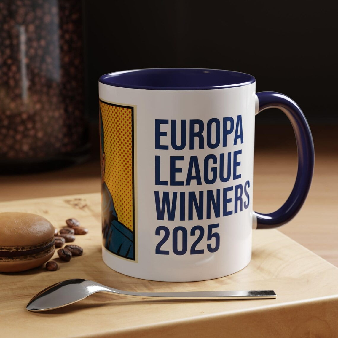 Ange Postecoglou Europa League Winners Tottenham Hotspur 2025 Mug ...