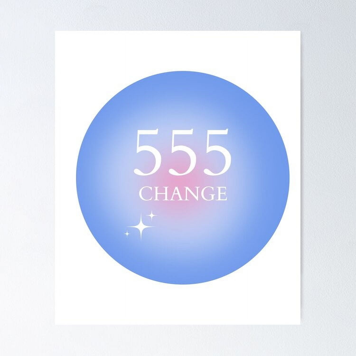 Ange numbers manifestation 555 UNFRAMED Poster, 12x18 - Walmart.com