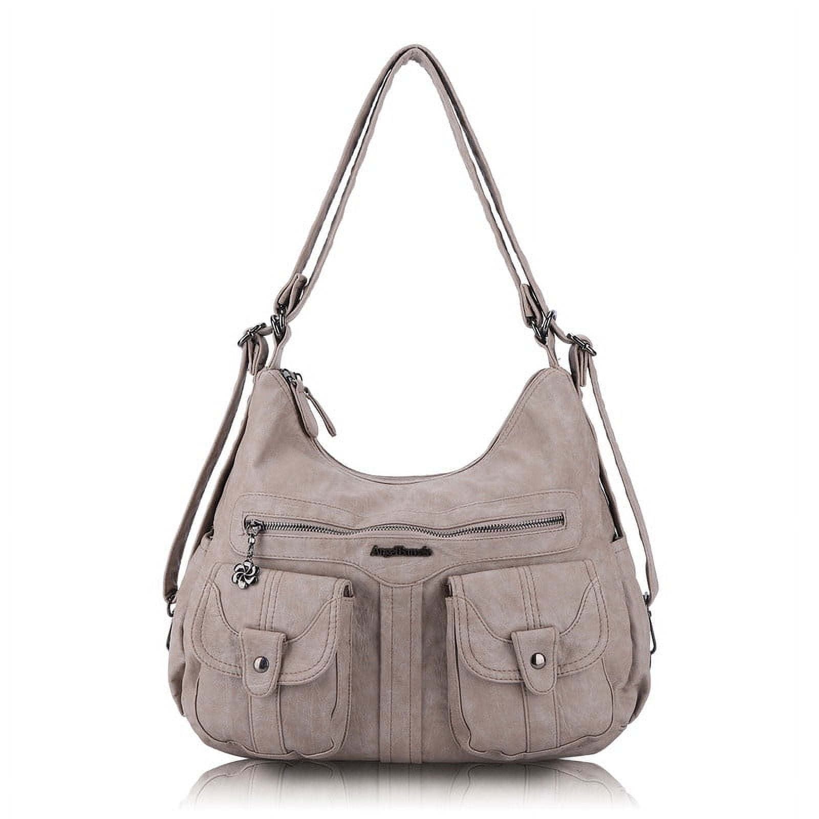 Angel Barcelo Multi pocket shoulder bag with adjustable shoulder straps ...