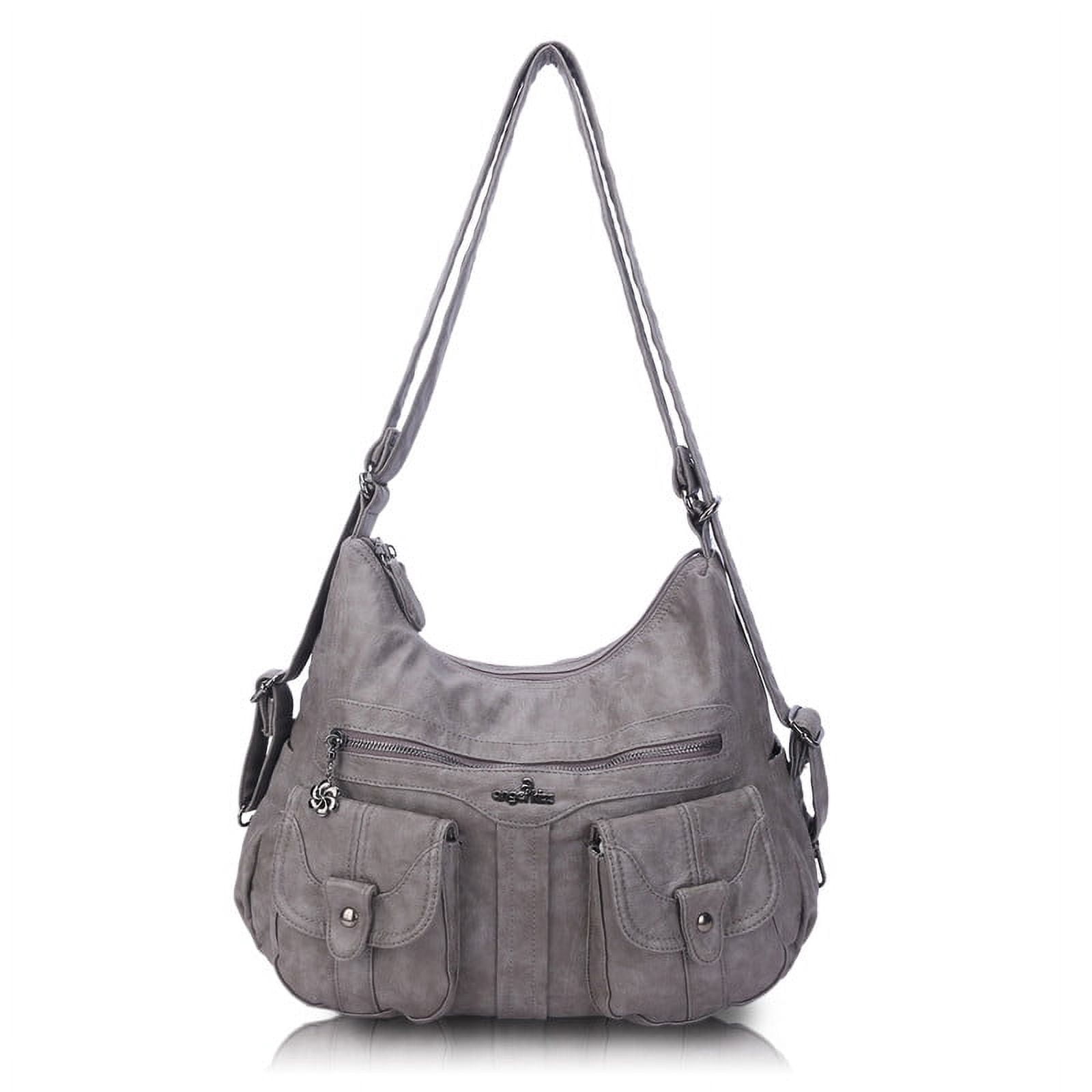 Angel Barcelo Multi pocket shoulder bag with adjustable shoulder straps ...