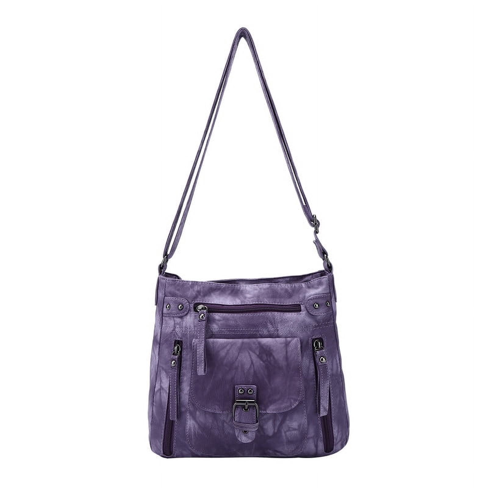 Angel Barcelo Multi pull chain crossbody bag with adjustable shoulder ...
