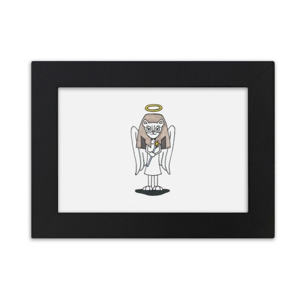 Angel Bastet Wing Halo Star Desktop Photo Frame Ornaments Picture Art ...