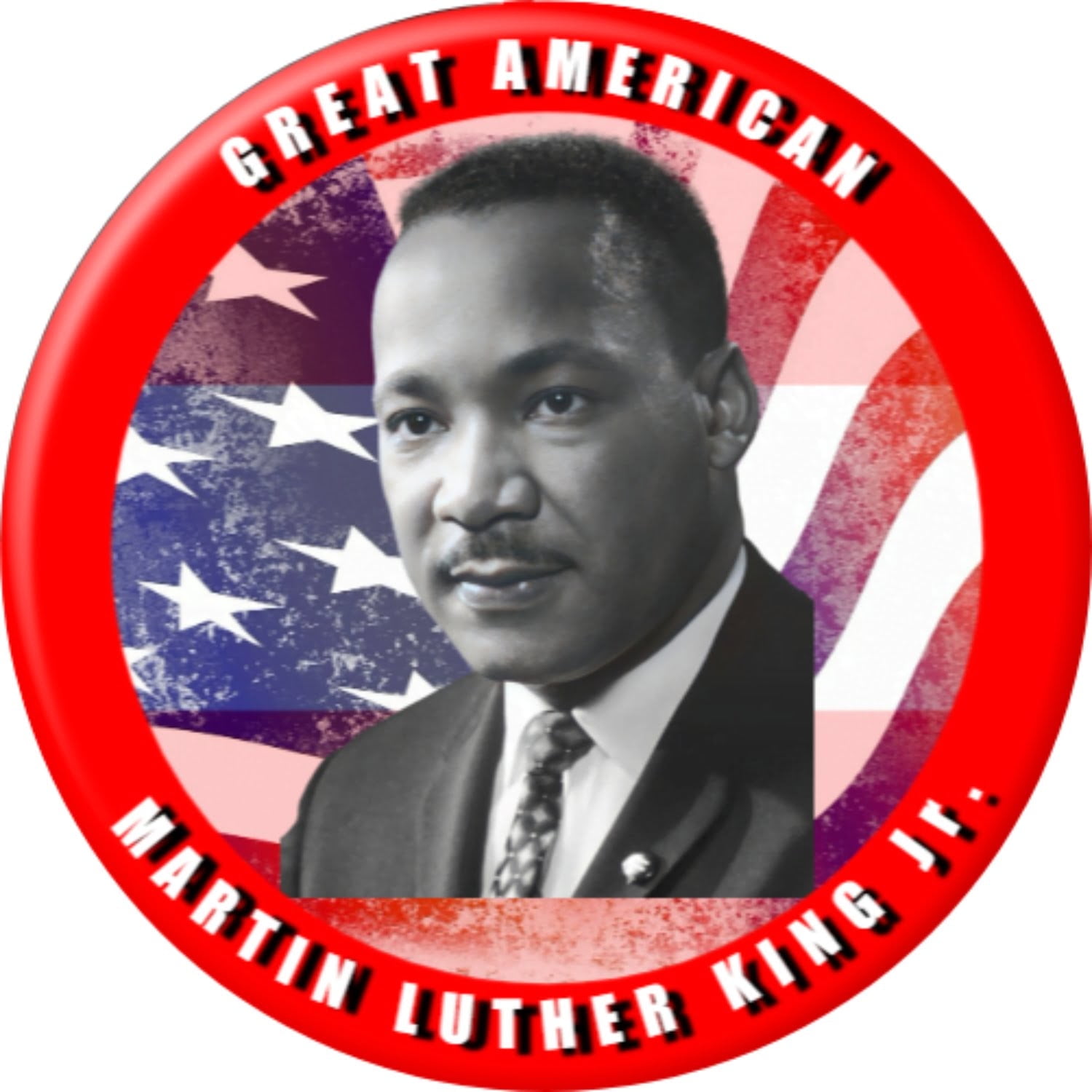 Angel Buttons 1.25 inch pin-back button Martin Luther King Jr. Day ...