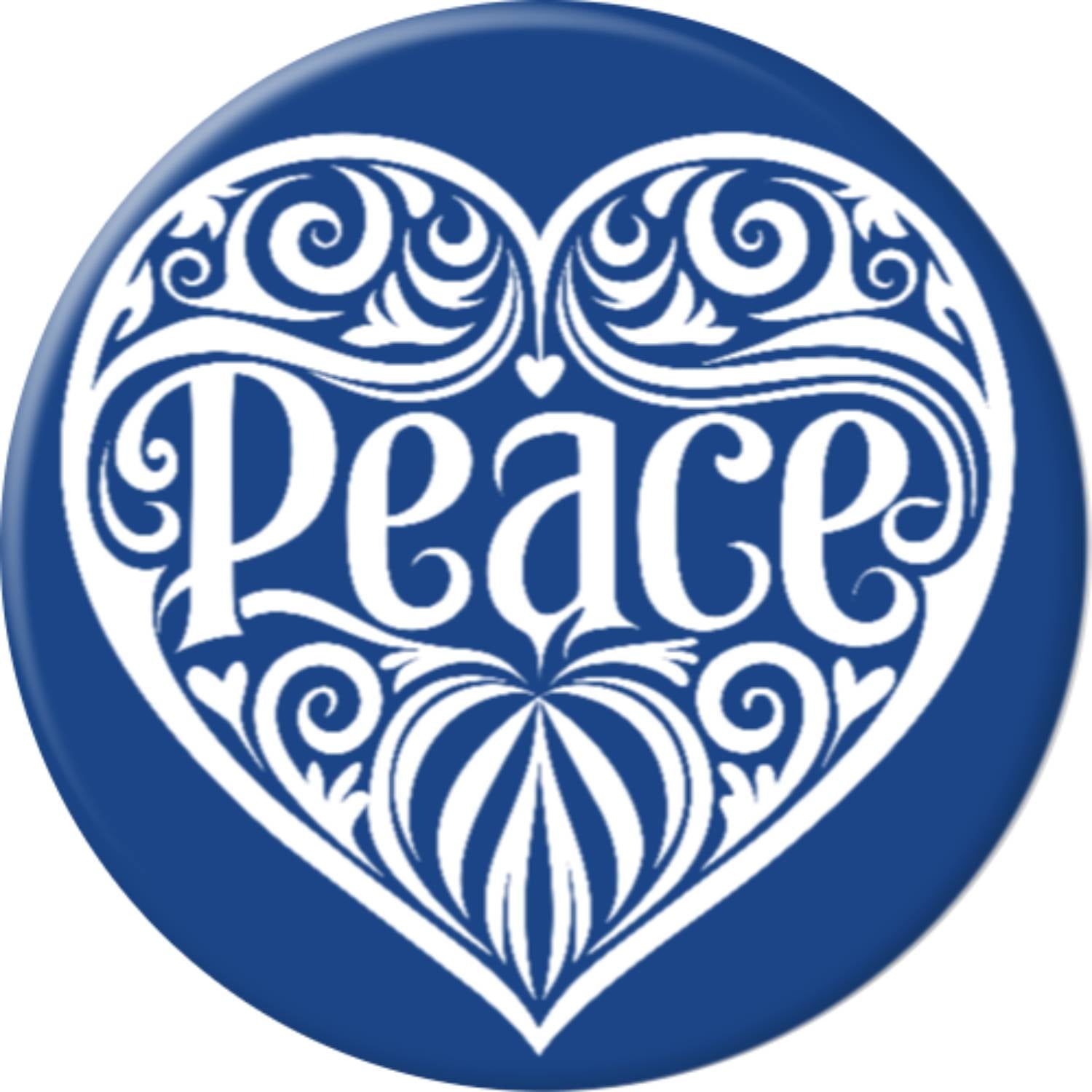 Angel Buttons 3 inch magnet bar-back button Peace - Walmart.com