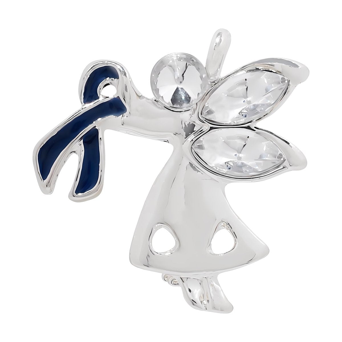 Angel By My Side Dark Blue Ribbon Pins - Walmart.com