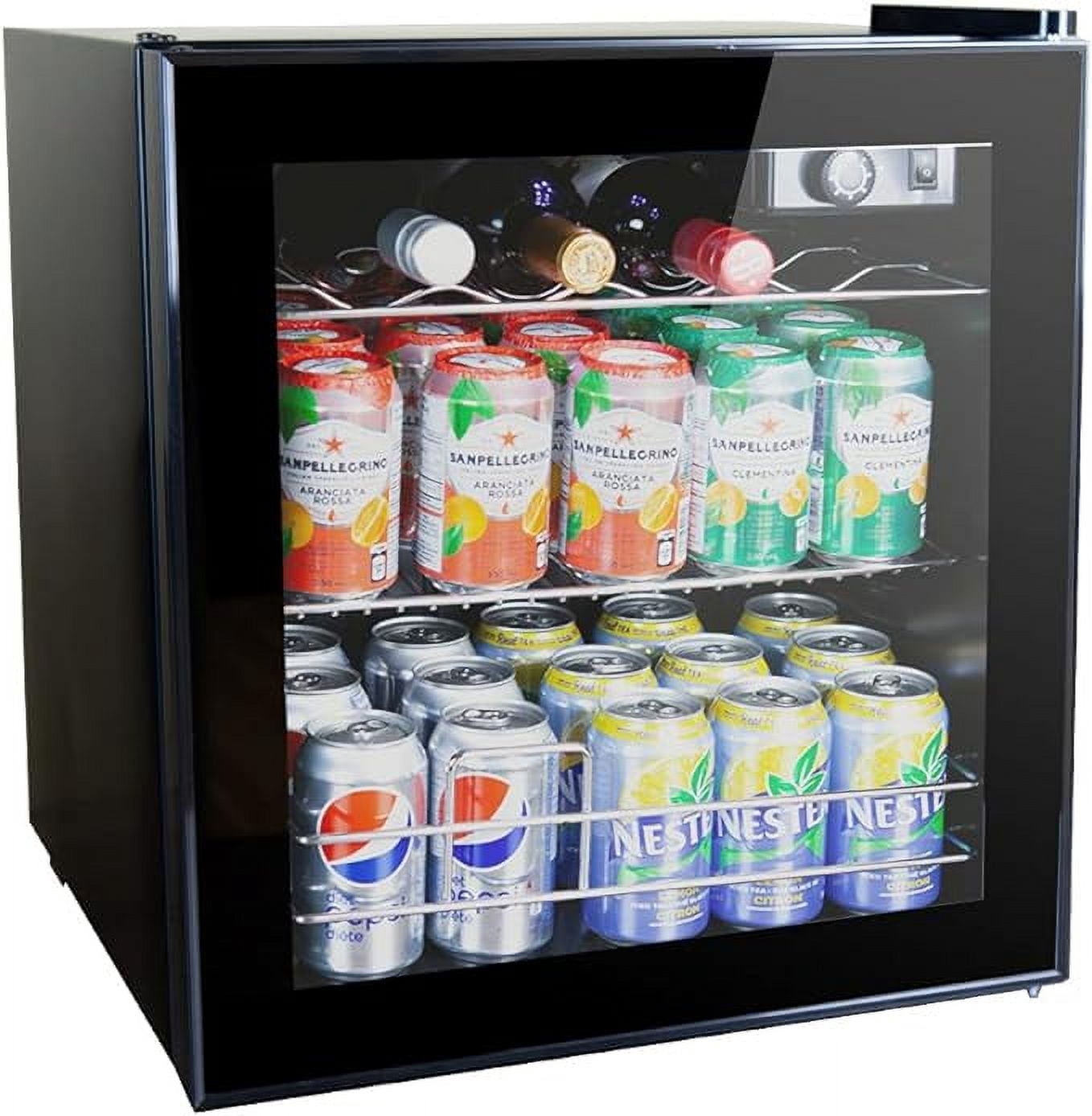 Angel Canada 60 Can Wine and Beverage Refrigerator Cooler - Mini Fridge ...