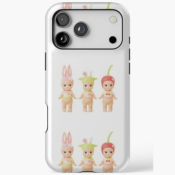 Angel Cherry Blossom Spring Doll iPhone Case 17 16 15 14 13 12 11 Pro ...