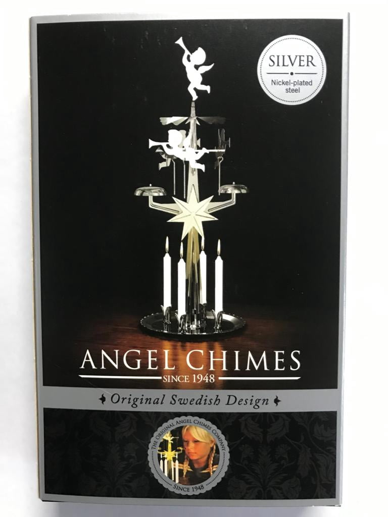Angel Chimes ( silver )The Original & Traditional Decorative Swedish ...