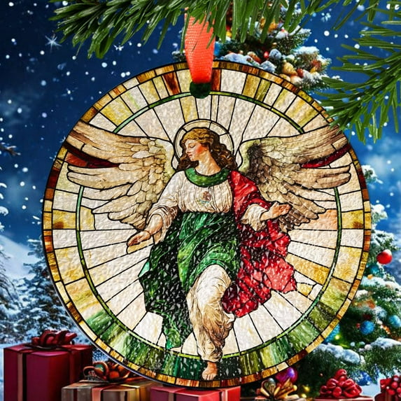 Angel Christmas Ornament, Ceramic/Acrylic Ornament, Mom’s Day Keepsake ...