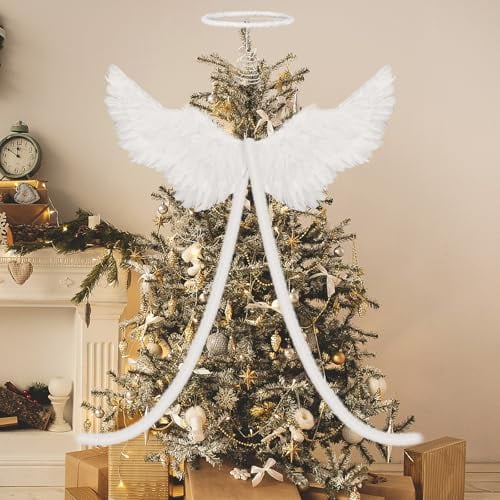 Angel Christmas Tree Decor Set Christmas Tree Topper Kit 1 Angel ...
