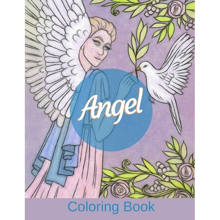 Male Guardian Angel Coloring Page