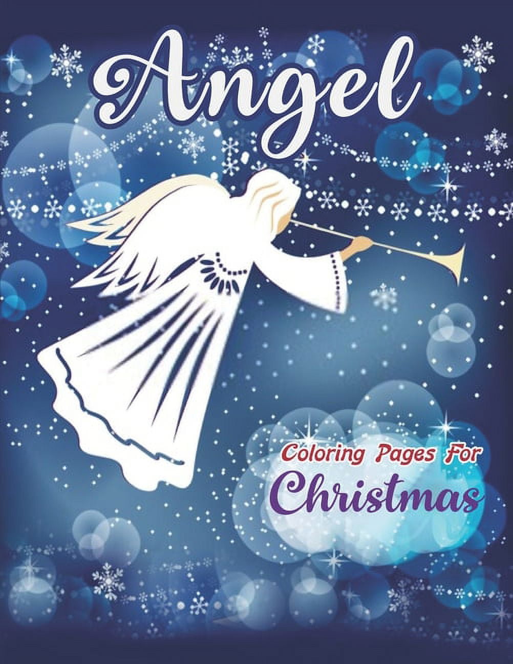Christmas Angel Colouring Pages