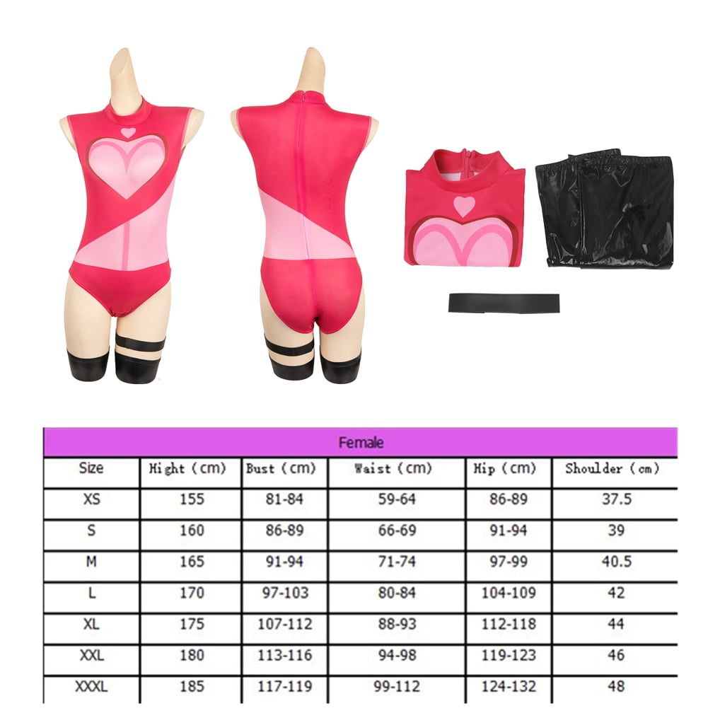 Angel Cosplay Cos Dust Jumpsuit Costume Anime Hazbin Bodysuit Sexy