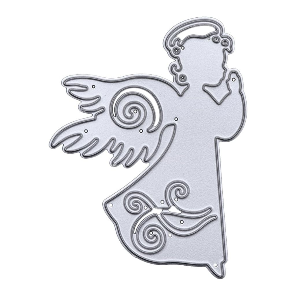 Angel Cutting Dies Stencils Scrapbook Album Embossing Paper Card DIY ...