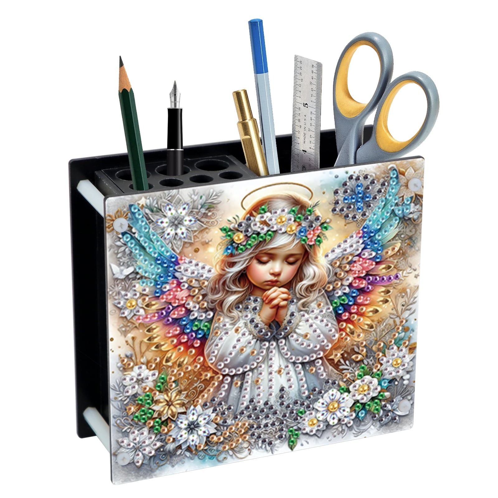 Angel Diamond Art Painting Kit Pencil Holder - Walmart.com