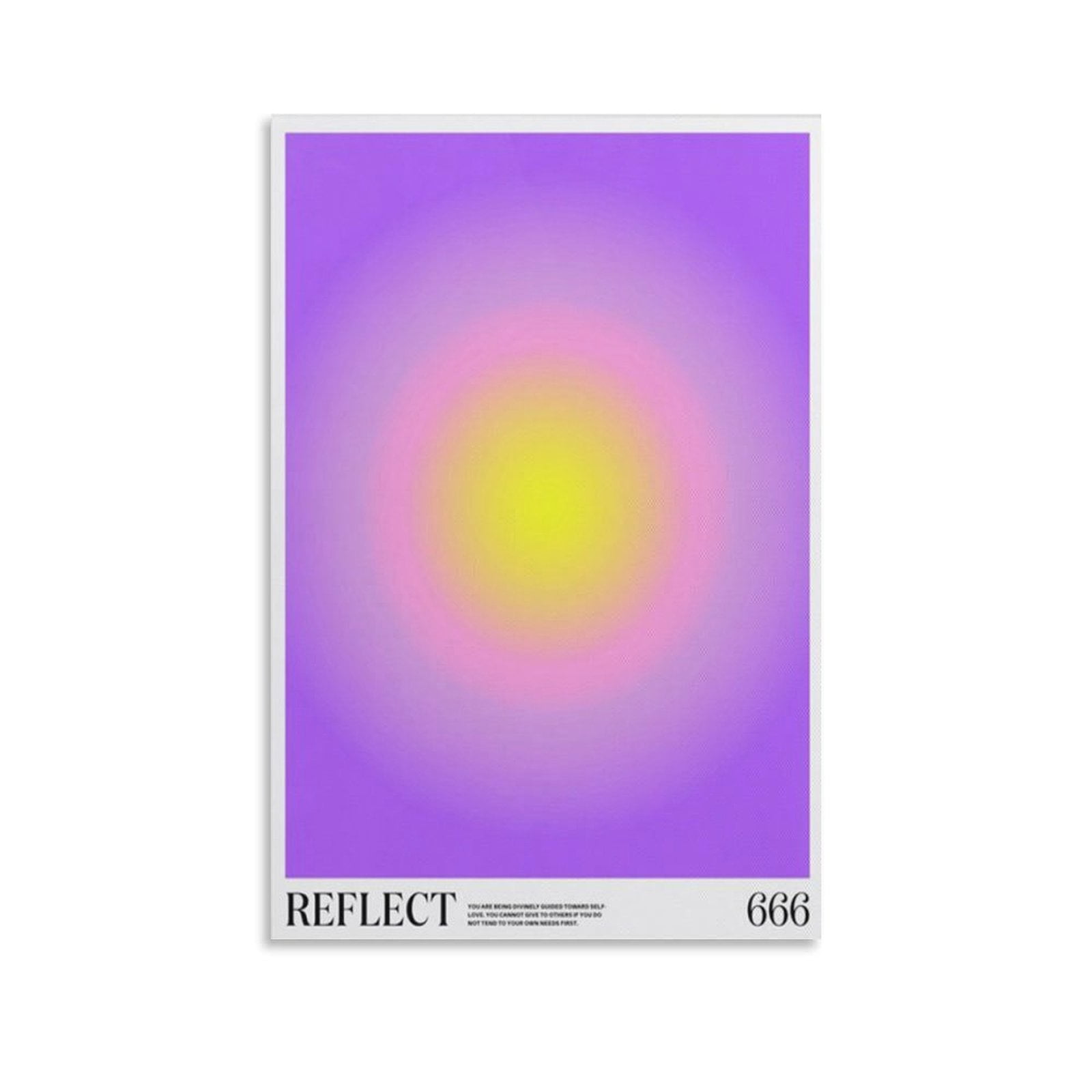 Angel Digital Gradient Aesthetic 666 Poster Spiritual Poster Wall Art ...