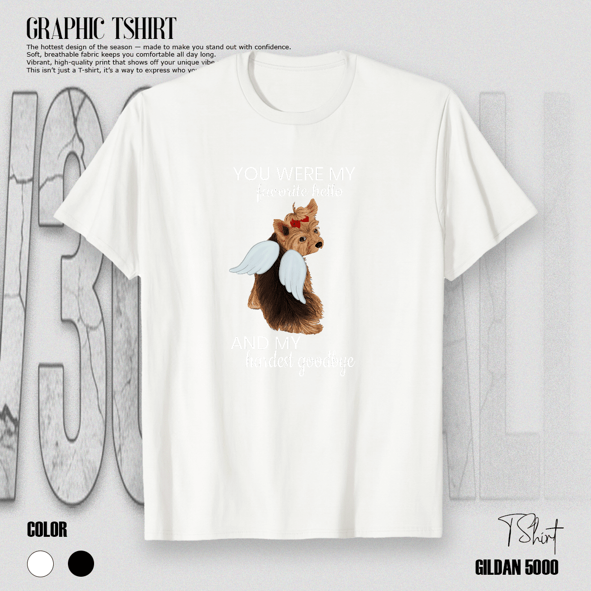 Angel Dog Memorial Rainbow Bridge Pet Lover Art Graphic Unisex T-Shirt ...