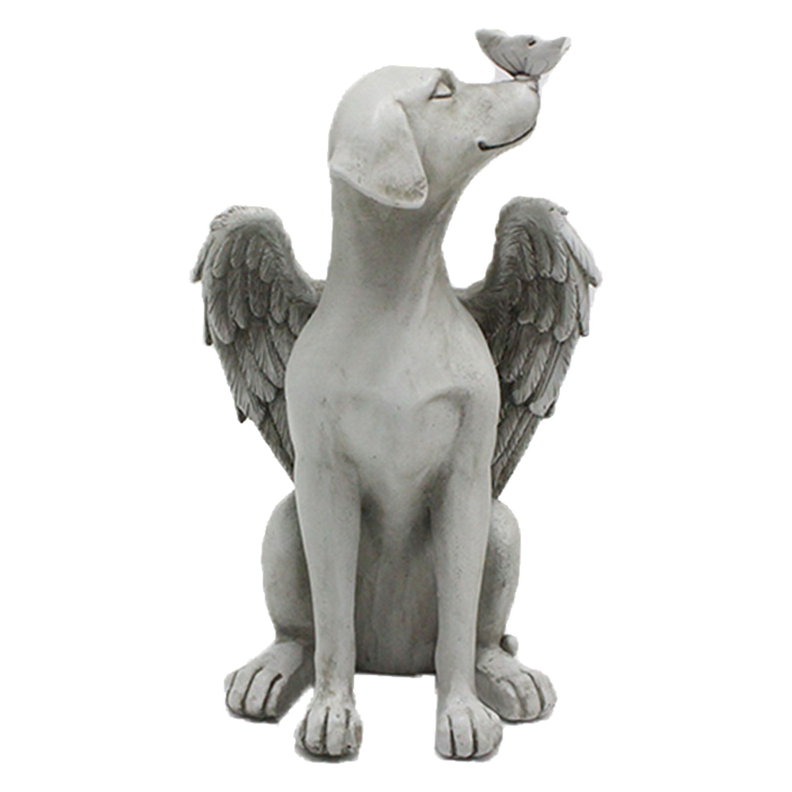 Angel Dog Memorial Statue, Dog Memorial Stones, Garden Resin Sleeping ...