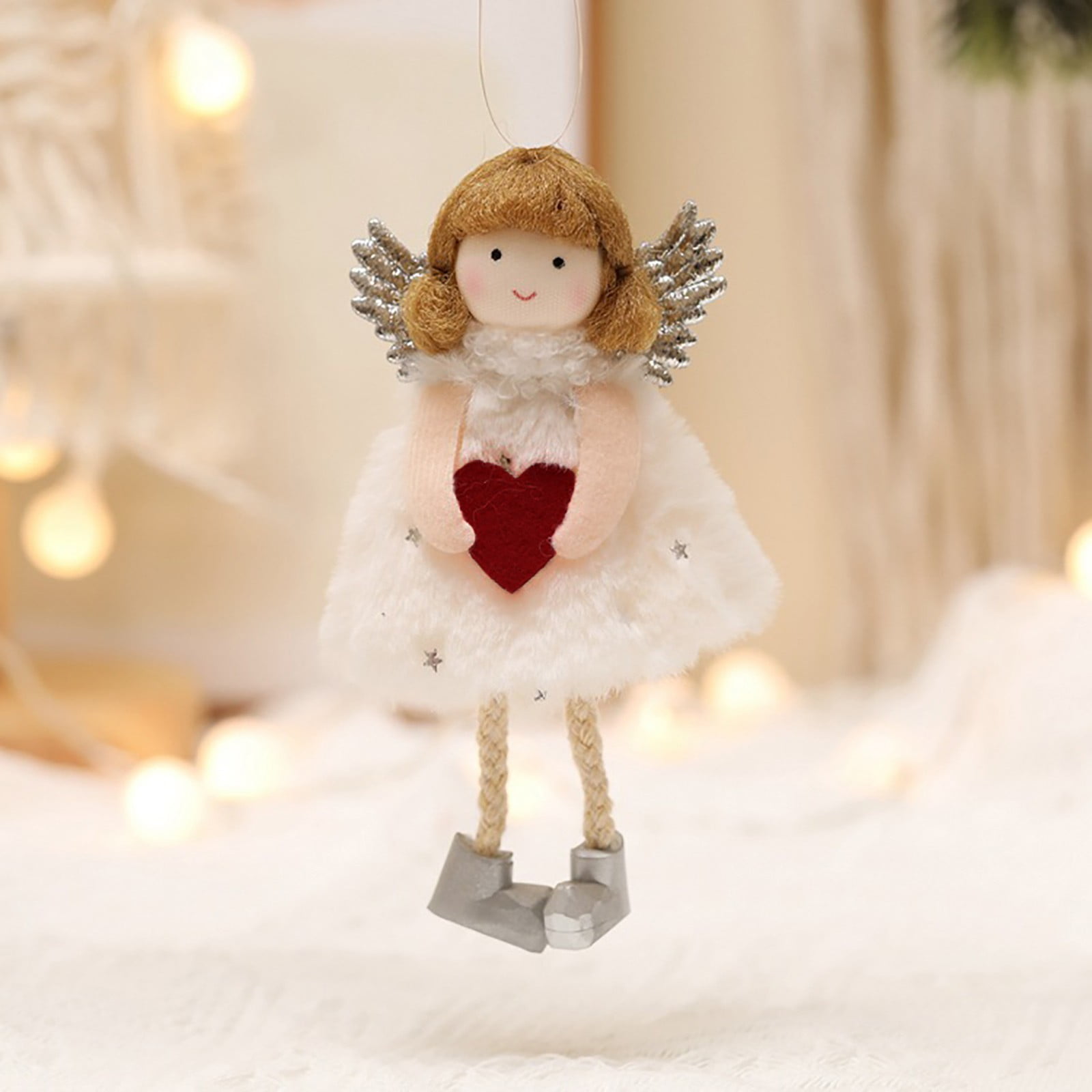 Angel Doll Pendant Tree Hanging Ornaments Christmas Crafts Decorations For Xmas Thanksgiving Day ...