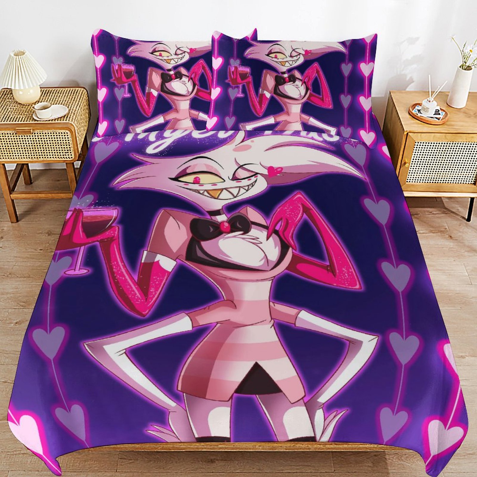 Angel Dust Bed Duvet Cover Microfiber Bedding Sets 3D Printed ...