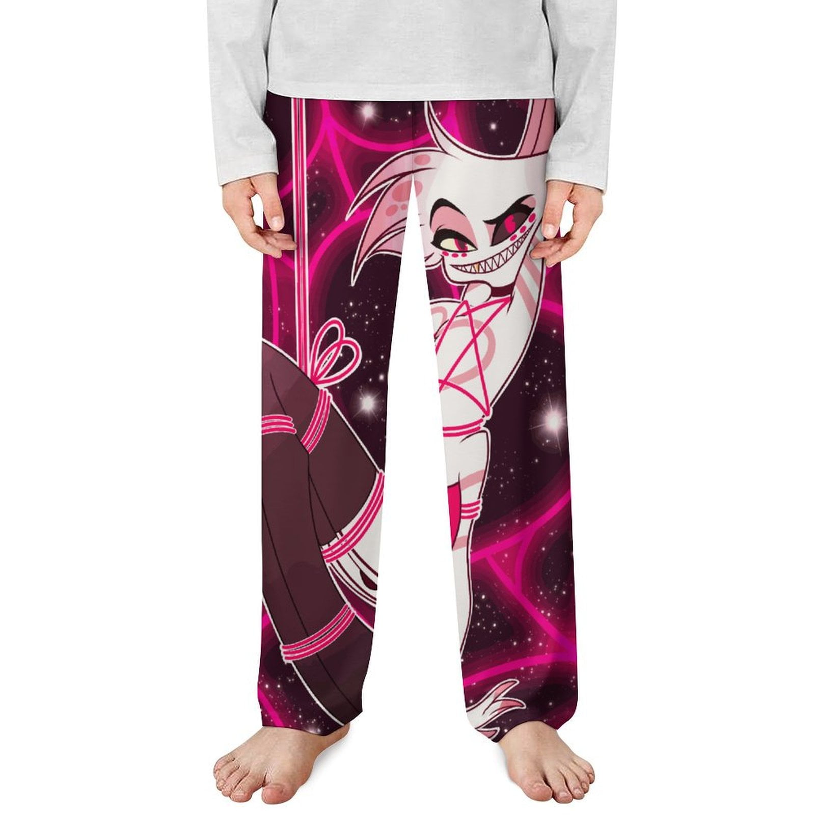 Angel Dust Dance Hazbin Hotel Children's Pajamas Lounge Straight Leg ...