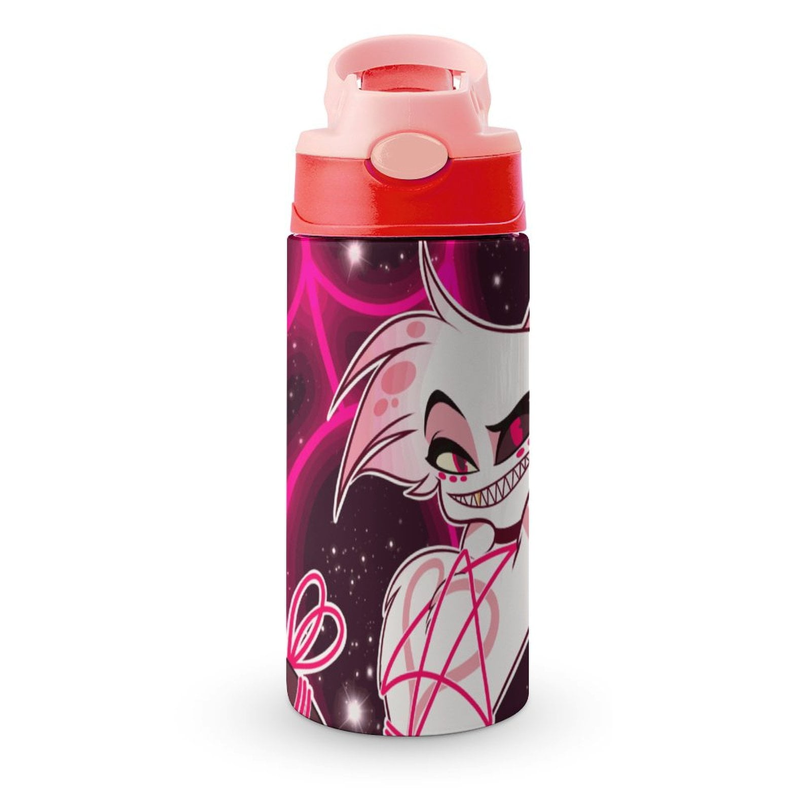Angel Dust Dance Hazbin Hotel Kid's Insulated Water Bottle With Straw ...