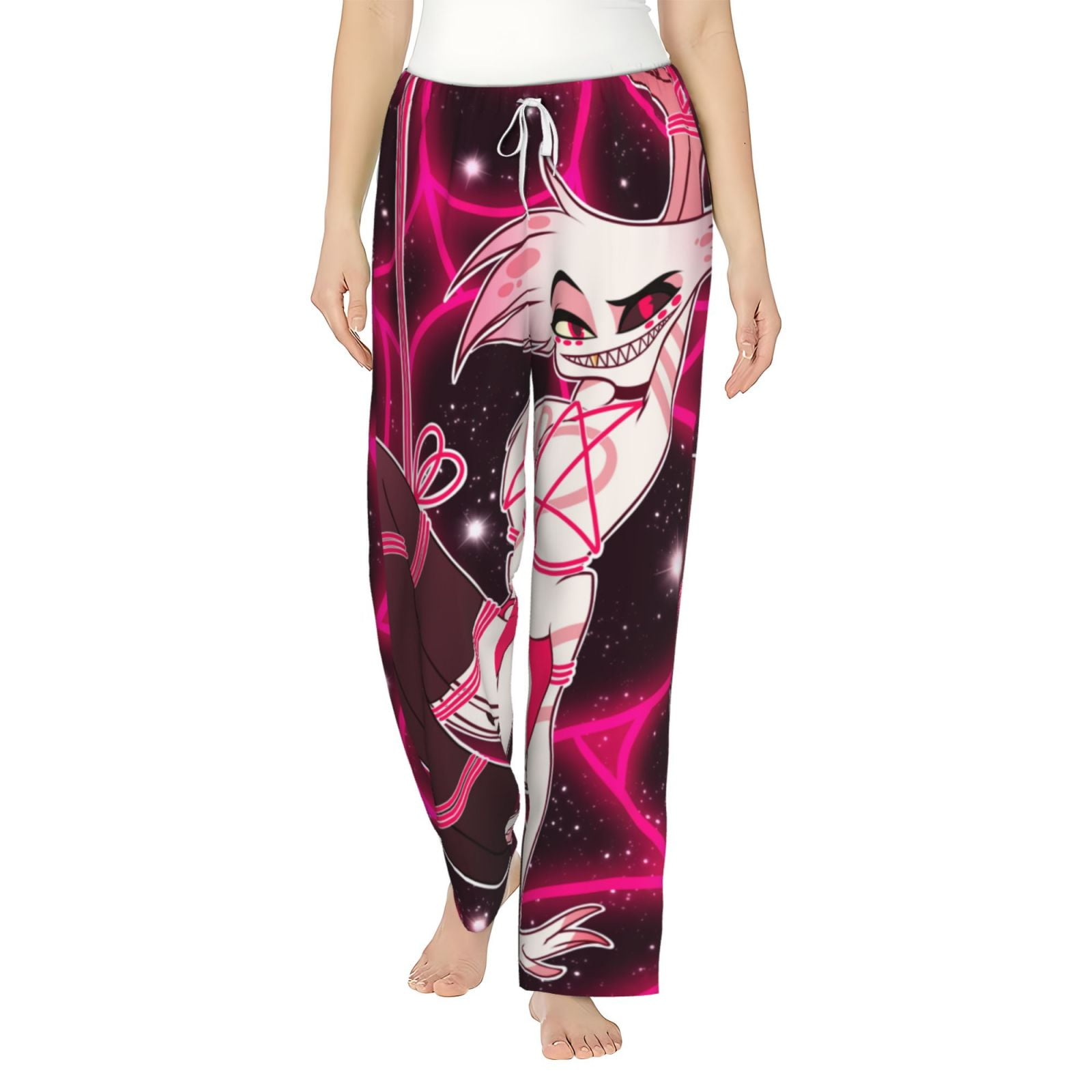 Angel Dust Dance Hazbin Hotel Women's Pajama Pants Lounge Daily Novelty ...