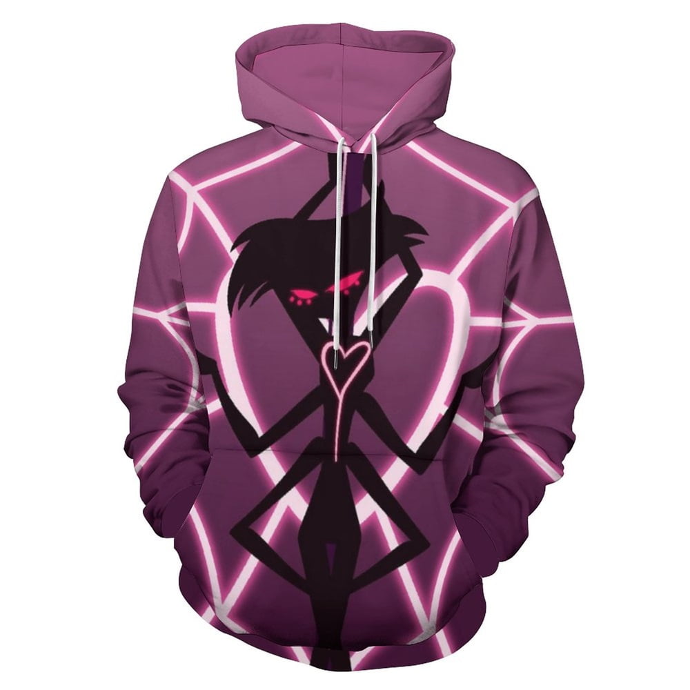 Angel Dust Hazbin Hotel Adult Hoodies Sweatshirts Athletic Hooded ...