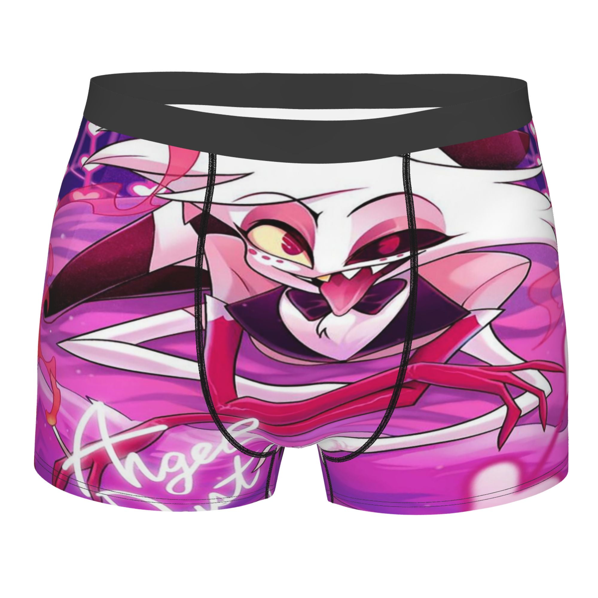 Angel Dust Hazbin Hotel Men's Boxer Brief Underwear Breathable Stretch ...