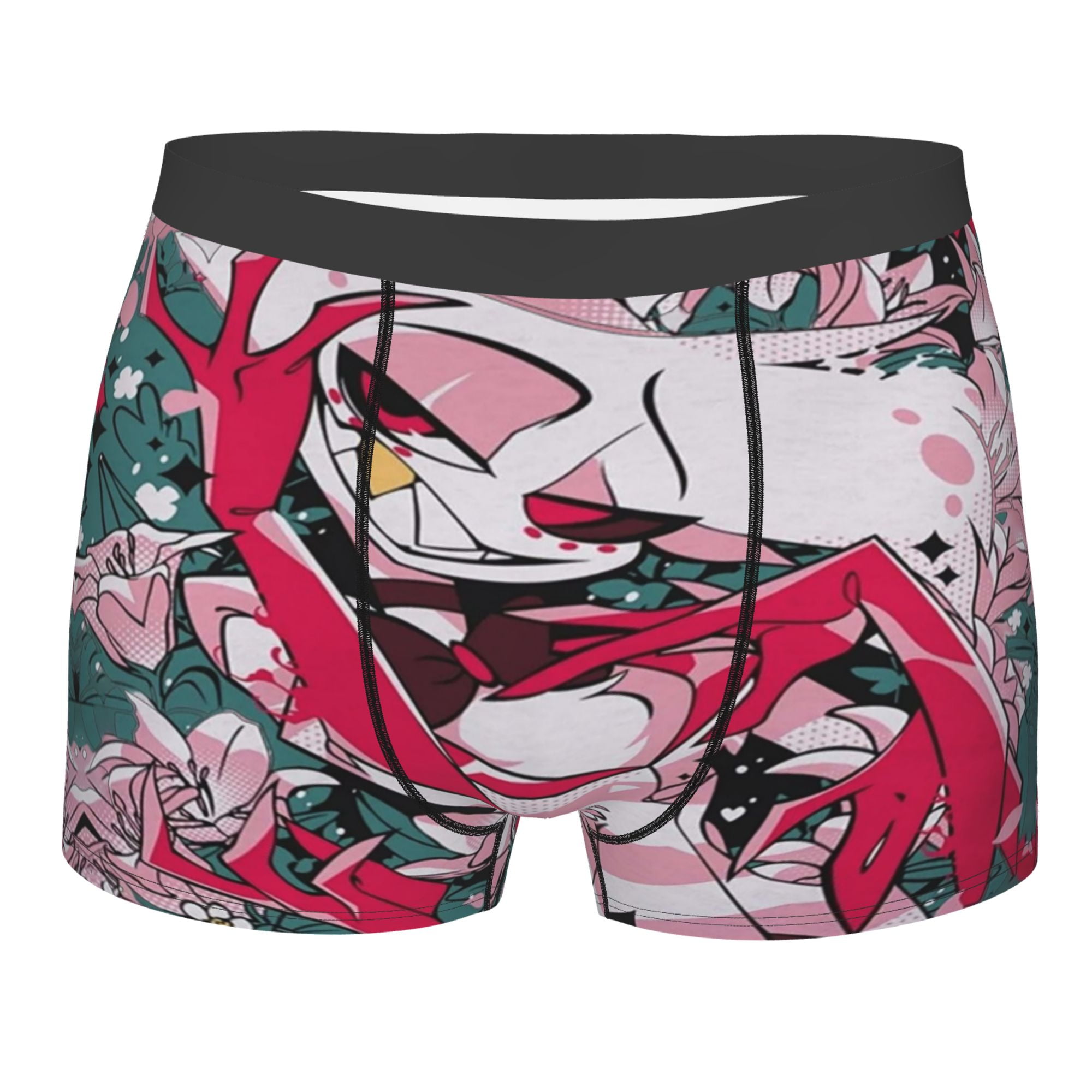 Angel Dust Hazbin Hotel Men's Boxer Brief Underwear Breathable Stretch ...