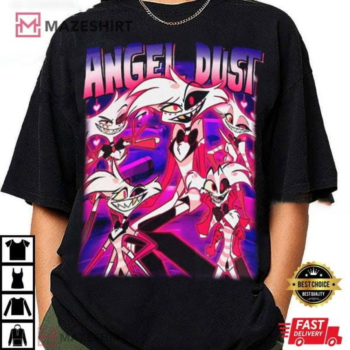 Angel Dust Hazbin Hotel T-Shirt - Walmart.com